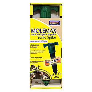 Molemax Mole Max Animal Repellent Stake For Gophers and Moles