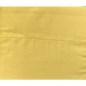 Kate Spade New York Weston Hemstitch Sateen Sheet Set of 4 300 TC (Yellow, Twin)