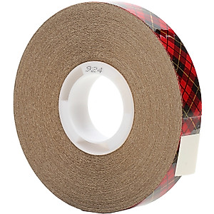 3M Scotch ATG Adhesive Transfer Tape 924 Clear, 0.50 in x 36 yd 2.0 mil (Pack of 12)