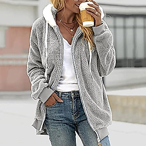jean vest for women shacket jacket crew neck sweatshirts women dressy casual fall winter bomber faux fur cape 70s outfits for women basic long sleeve tops for women 1/4 zipper lapel collar red vest