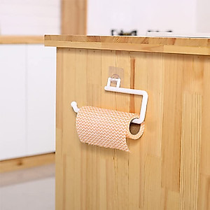 SLSFJLKJ Paper Towel Holder Paper roll Holder Wall Mounted Towel Kitchen Bathroom bar Cabinet rag Hanger ( Color : OneColor , Size : 28.5cm )