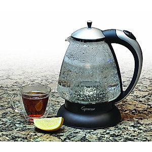 Capresso 259.04 H2O Plus Water Kettle, Matte Silver, 48-Ounce