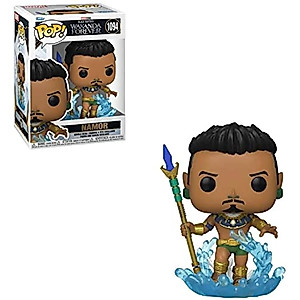 POP Marvel: Black Panther: Wakanda Forever - Namor The Sub-Mariner Funko Vinyl Figure (Bundled with Compatible Box Protector Case), Multicolored, 3.75 inches