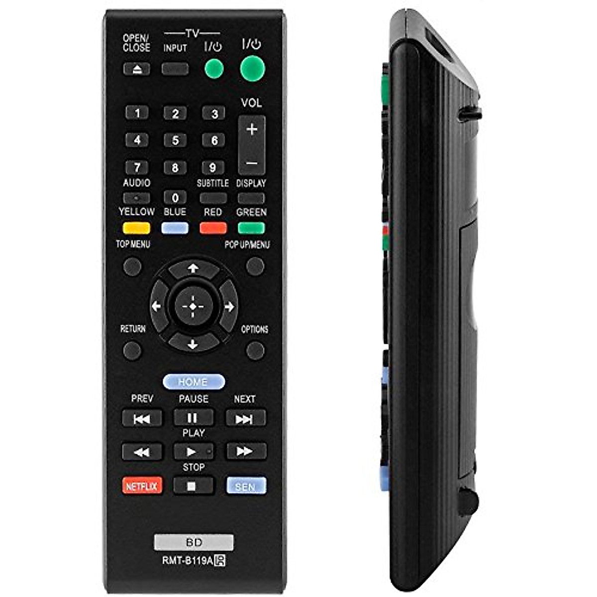New Remote RMT-B119A Compatible with Sony Blu-Ray Disc DVD Player BDP-BX59 BDP-S390 BDP-S590 BDP-BX110 BDP-S1100 BDP-S3100 BDP-BX310 BDP-BX510 BDP-S580 DP-BX510 BDP-BX59 BDP-BX39