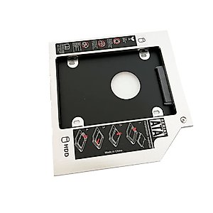 DY-tech 2nd SSD HDD Hard Drive Caddy for Dell Inspiron 15 3521 3537 5555 5558 5559 SU-208GB