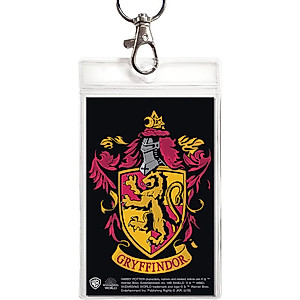 Ata-Boy Harry Potter Gryffindor Crest Reversible Lanyard with Breakaway Clip and ID Holder