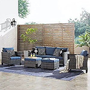 Adabana Outdoor Waterproof Boho Pillow Covers 18x18 Decorative Black and White Outdoor Throw Pillows Cover for Patio Furniture Pack of 2