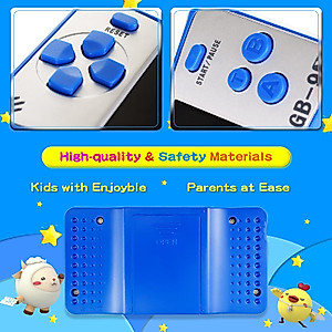 X-JOYKIDS Portable Handheld Games for Kids 2.5" LCD Screen Game Console TV Output Arcade Gaming Player System Built in 168 Classic Retro Video Games Birthday for Your Boys Girls-(Blue)