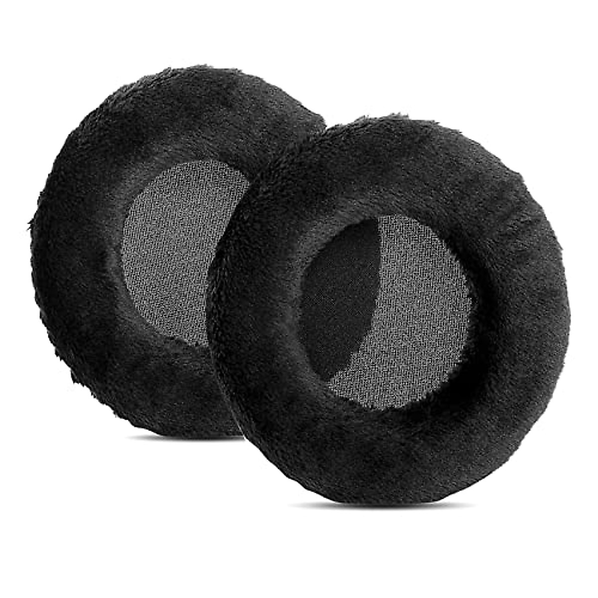 TaiZiChangQin MJ553BT Ear Pads Cushions Memory Foam Replacement Compatible with Pioneer SE-MJ553BT SE MJ553BT Headphone Velour Earpads Black