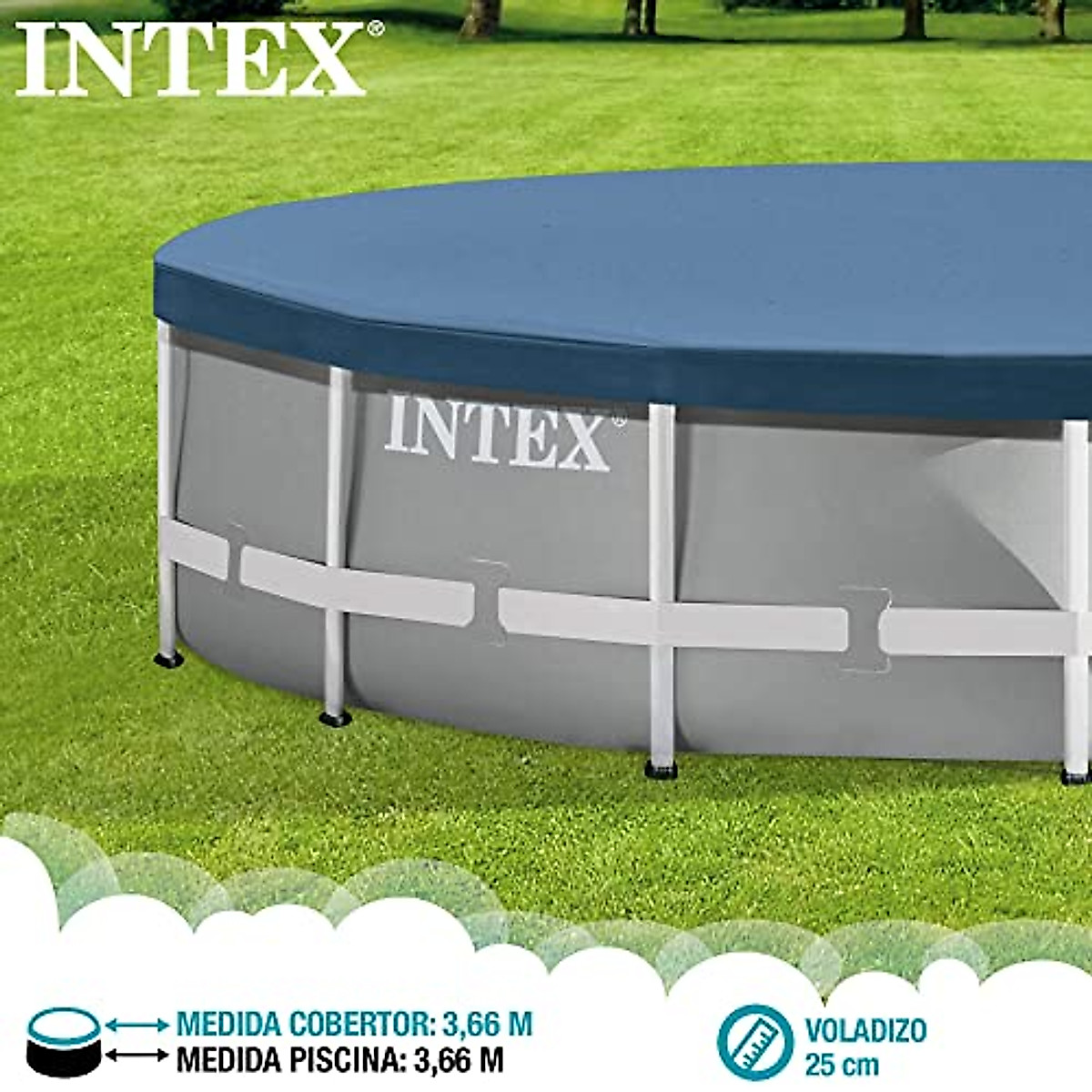 12' Intex Frame Set Pool Cover