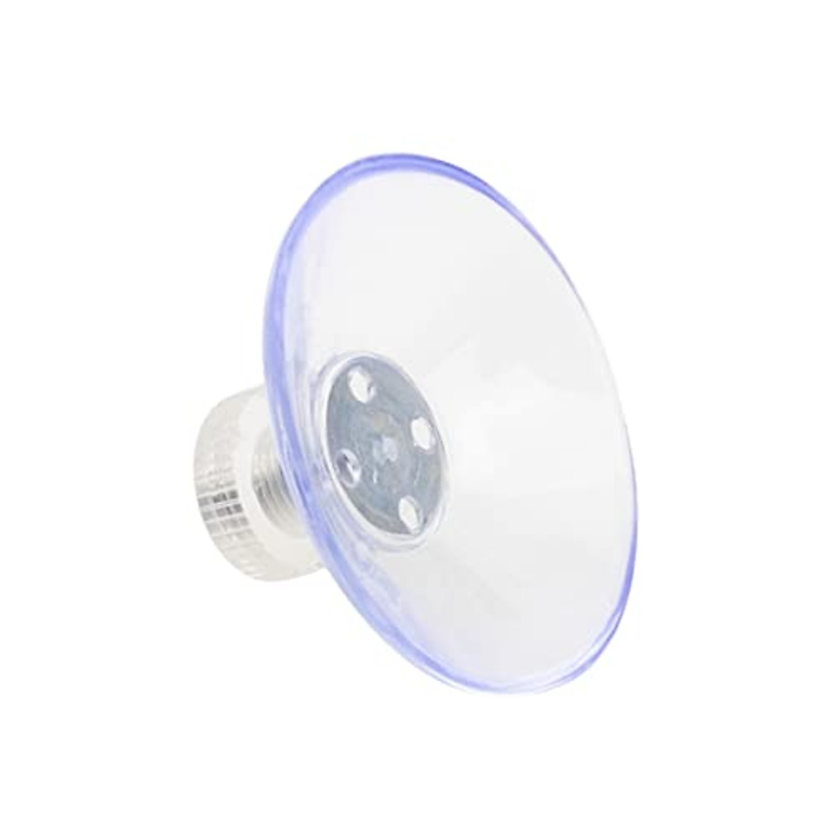 Rrina 12Pcs PVC Suction Cups with Screws M5 Thread Transparent 1.6" Diameter Sucker Cup with Knurled Nut for Bathroom Kitchens