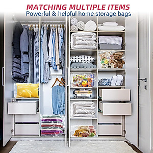 Boeyamto 20 Count 18" x 24" Extra Large Plastic Bags, 5 Gallon Storage Bags for Clothes, Trip, Moving, Camping. Giant Bags for storage. Travel Essential, Perfect Storage Accessories