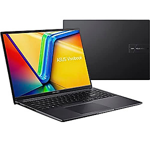 ASUS VivoBook 16 Laptop, 16” WUXGA (1920 x 1200) 16:10 Display, AMD Ryzen 5 7530U CPU, AMD Radeon™ Graphics, 8GB RAM, 512GB SSD, Fingerprint Sensor, Windows 11 Home, Indie Black, M1605YA-ES52