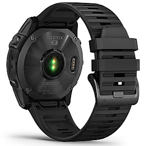 Garmin tactix 7 Tactical GPS Watch Bundle - Ruggedly Built, Built-in LED Flashlight, Multi-GNSS - Includes PlayBetter HD Screen Protectors & Portable Charger