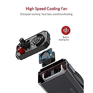 BESTEK Power Inverter 1200W, DC 12V to 110V AC Inverter for Car with Digital LCD Display 4.2A Dual USB Car Charger Inverter Car Power