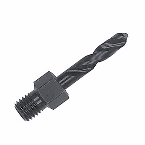 2 Pcs, 1/4" Cobalt Black Oxide Short Threaded Shank Drill Bit Overall Length: 1-1/4" Shank Size: 1/4"-28, Tsd1/4S, Number Of Flutes: 2; Cutting Direction: Right Hand