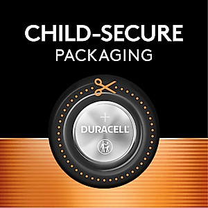 Duracell CR2032 3V Lithium Battery, Child Safety Features, 12 Count Pack, Lithium Coin Battery for Key Fob, Car Remote, Glucose Monitor, CR Lithium 3 Volt Cell (2032 3V)
