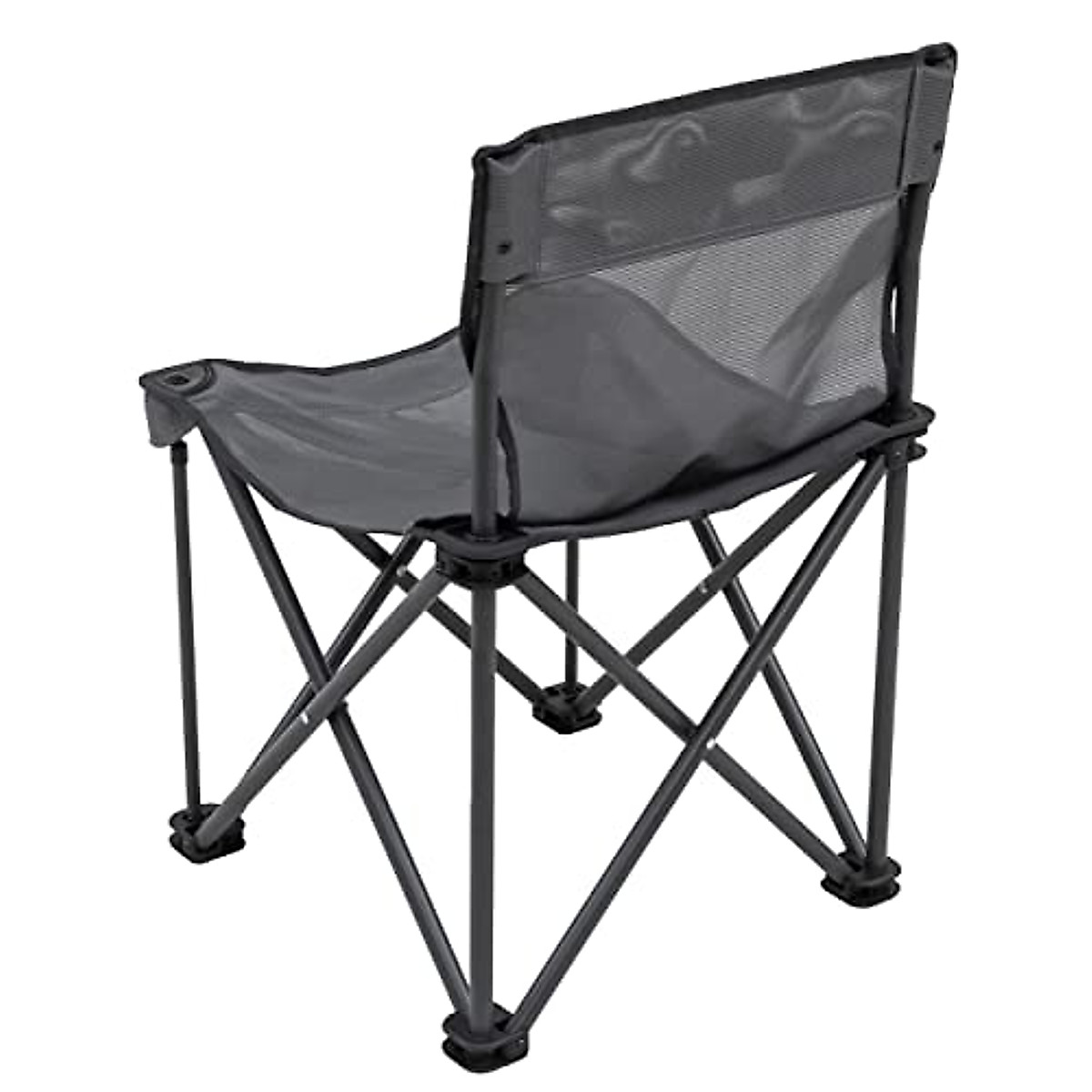 ALPS Mountaineering Adventure Folding Camping Chairs - Durable Mesh Fabric Over Powder Coated Aluminum with Simple Compact Design and Shoulder Carry Bag, Charcoal
