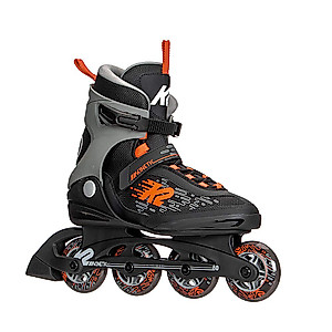 K2 Kinetic 80 Men's Inline Skates - Black/Red, 9.0