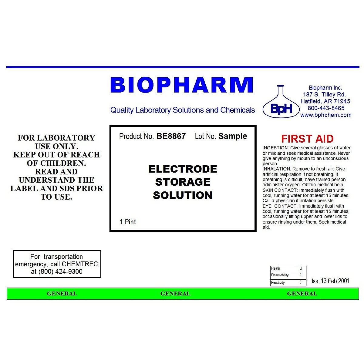pH Buffer Calibration Kit 2-Pack: pH 7.00 Buffer and Electrode Storage Solution — 500 ml (1.06 Pint) Each — NIST Traceable Reference Standard for All pH Meters