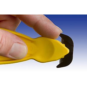 Klever Koncept (By Klever Kutter) 3/Pack Safety Box Cutter, Box Cutter, Prevents Costly Injuries and Accidental Damaged Product, Dual Sided Lasts Twice As Long As A Traditional Box Cutter, Disposable