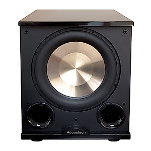 BIC America PL-200II Acoustech PL-200 II Indoor 250-Watt-Continuous Powered Subwoofer, Black