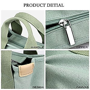 Tote Bag Women Small Satchel Bag Stylish Tote Handbag Mini Canvas Hobo Bag Fashion Shoulder Bag Crossbody Bag Travel Bags (#1 Black, One Size)