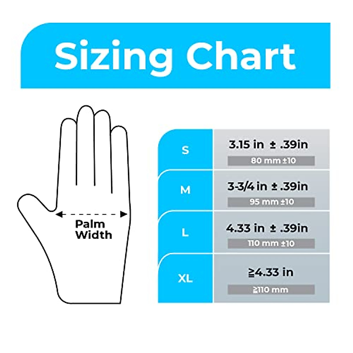 Safe Health Blue Nitrile Exam Gloves, 90-Count S M L XL, 3.5 Mil Free of Powder-Latex, Disposable-Textured, Clinic-Office-Daily, Medical, First-Aid, Clinics, Extra-large (Xl) Box 90, FIY1064G