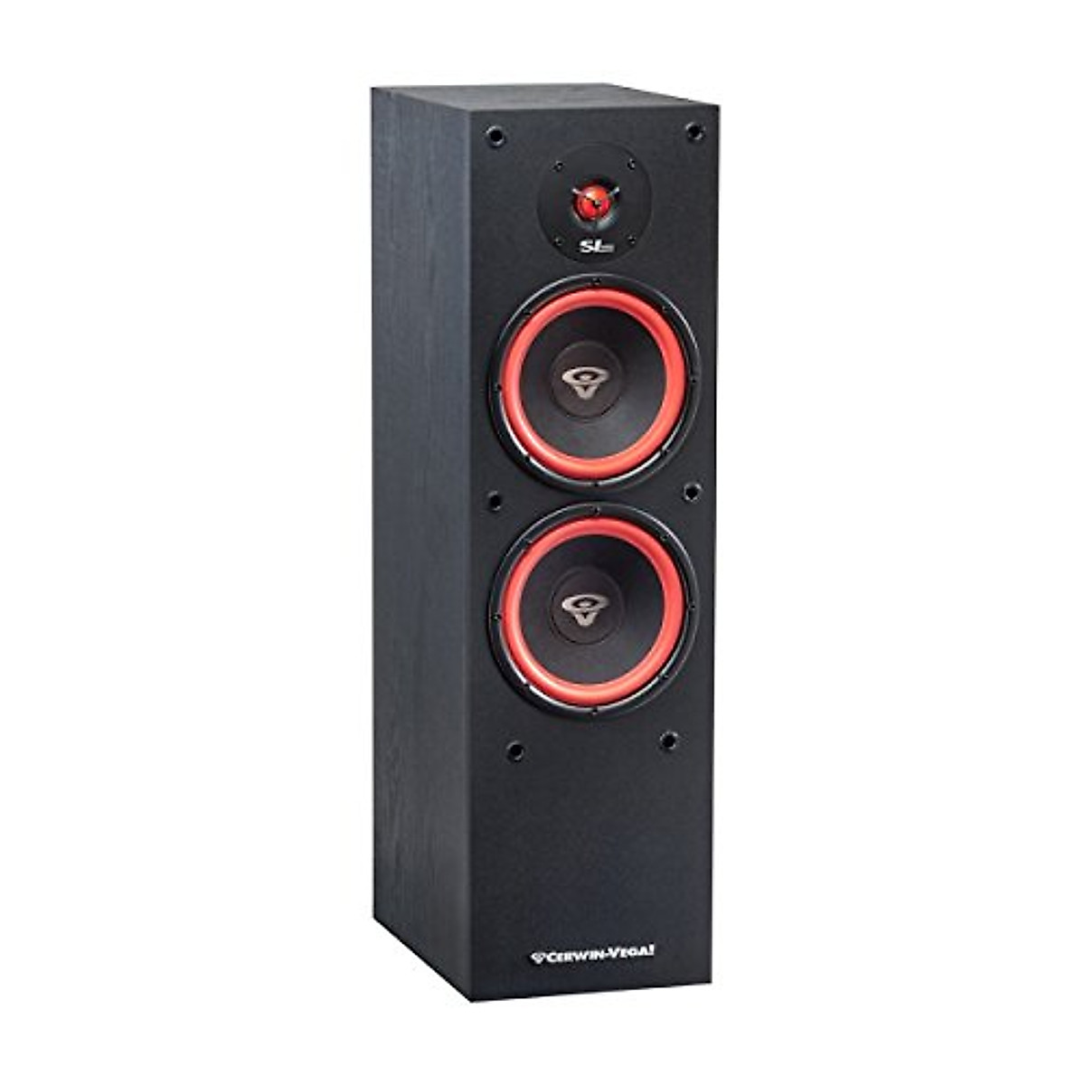 CERWIN Vega Home Audio SL-28 8" 2-Way Dual Floor Speaker with 1" Soft Dome Tweeter