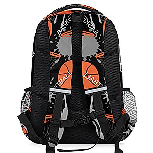 OSAM SPACE School Backpack, Basketball Player Student Backpack for Boys Girls BookBag Laptop Bags Casual Daypack College Travel Bag for Men Women with Reflective Strip