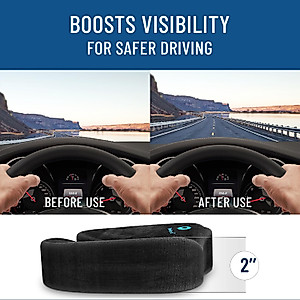 Everlasting Comfort Seat Cushion for Tailbone Pain Relief - Office Chair Cushion w/Premium ComfortFoam™ for All-Day Sitting Support - Coccyx, Sciatica Pain Relief Pillow for Desk Chair, Car Seat