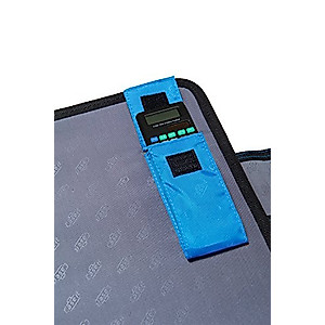 Case-it Open Tab Velcro Closure 2-Inch Binder with Tab File, Green Plaid, S-817-NEOGNPD