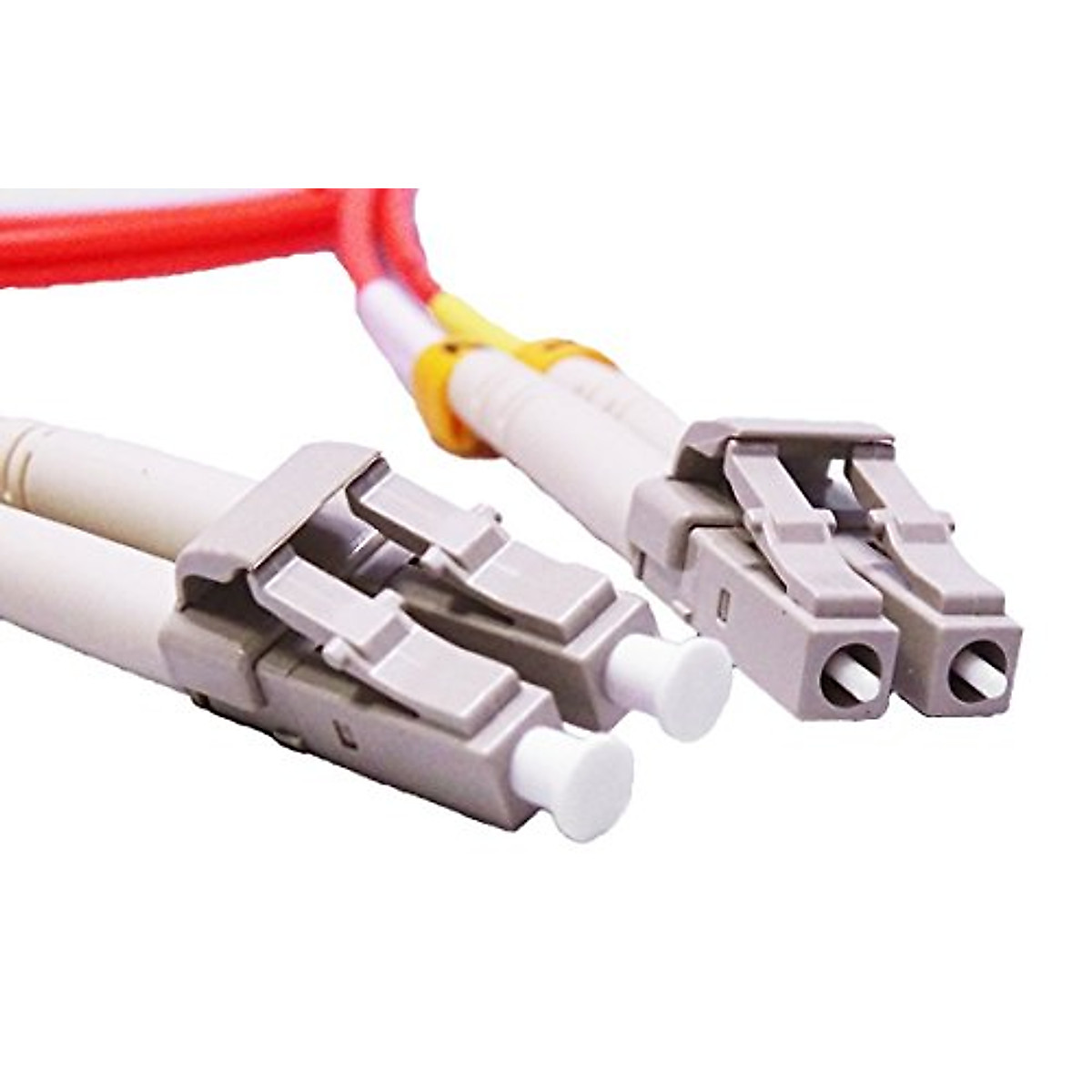 1 Meter Multimode Duplex Fiber Optic Cable (62.5/125) - LC to LC - Orange