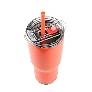 REDUCE 24 oz Tumbler, Stainless Steel - Keeps Drinks Cold up to 24 Hours - Sweat Proof, Dishwasher Safe, BPA Free - Cayenne, Opaque Gloss