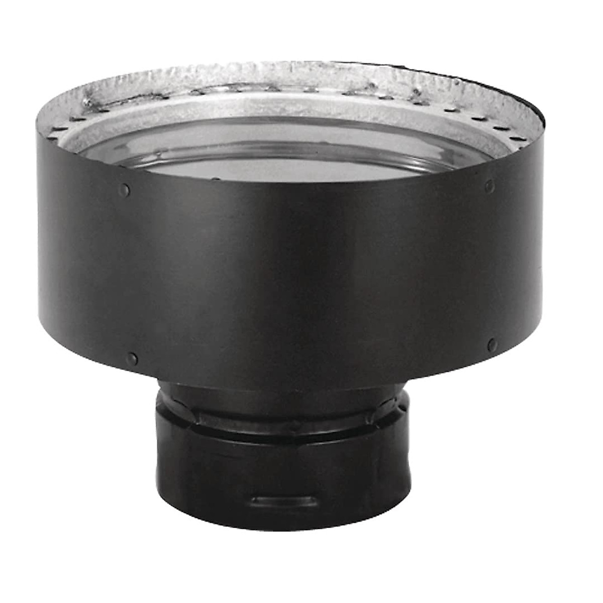 DuraVent 3PVL-X6 PelletVent Double-Wall Air-Insulated Pellet Stove Chimney Adapter with Stainless Steel Inner Wall and Galvalume Outer Wall, 6" Diameter