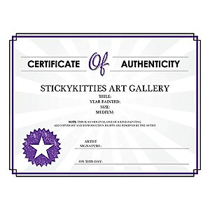 Funky Koi Fish Collage Wall Art Decor recycled upcycled magazines artwork fishy pond outsider surreal paintings unique mixed media acrylics watercolors pointillism layers texture Mod Podge modern 9x12