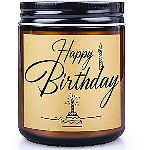 Birthday Gifts for Women Friends, Birthday Candle Gifts for Bestie, Friendship Gifts from Coworker, Love Gift to Mother/Dad, Candles Gifts to Sister, 30th 40th 50th, Soy Wax Lavender Scented Candle