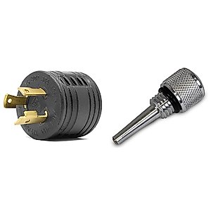 WEN Generator Accessories Bundle with Magnetic Oil Dipstick and RV Adapter