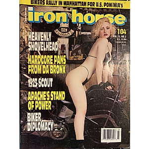 Iron Horse Motorcycle Magazine March 1992 Heavenly Shovelhead Issue 104