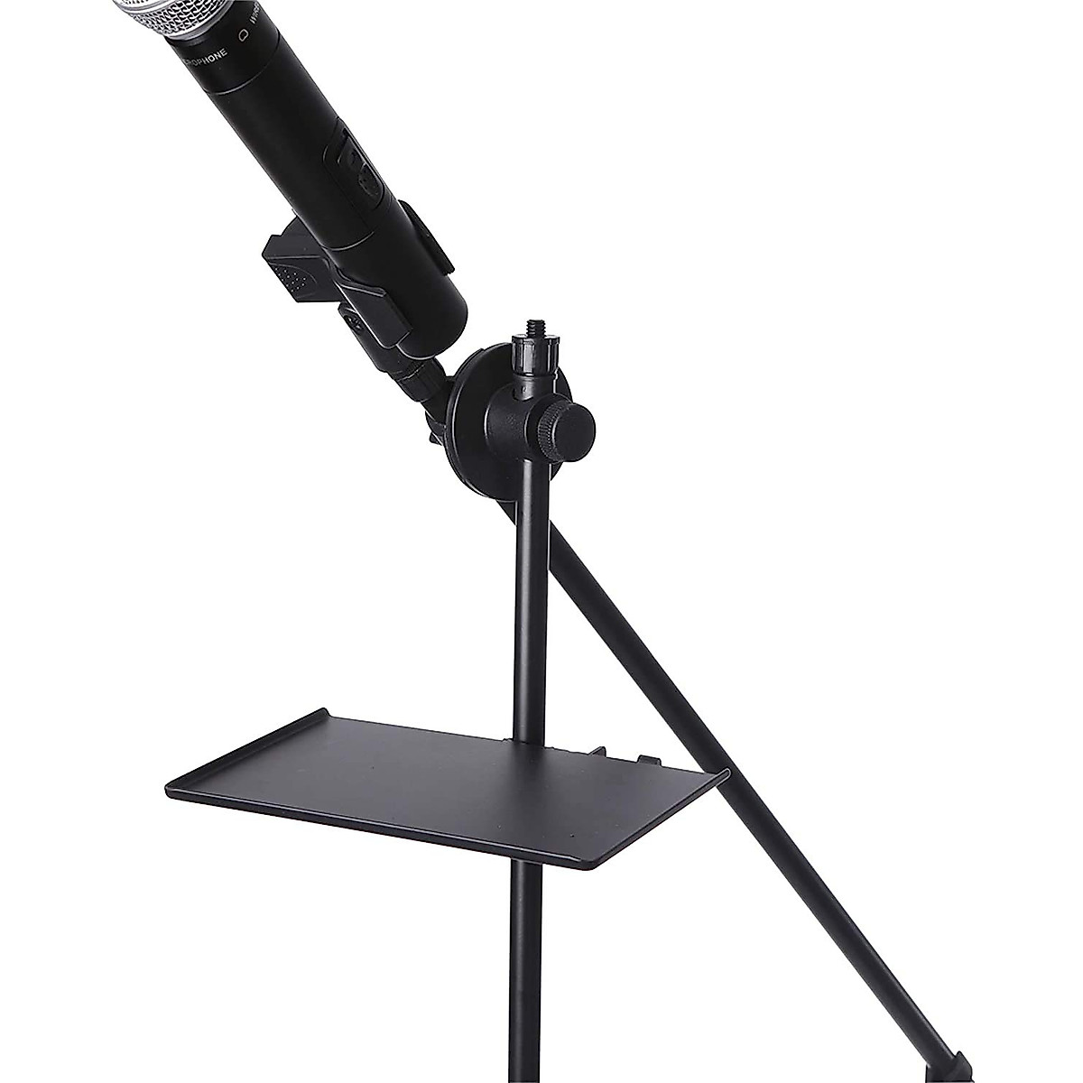 G Ganen Microphone Stand Tray, Made of Steel with Load Capacity For Music Sheet Instrument Stand
