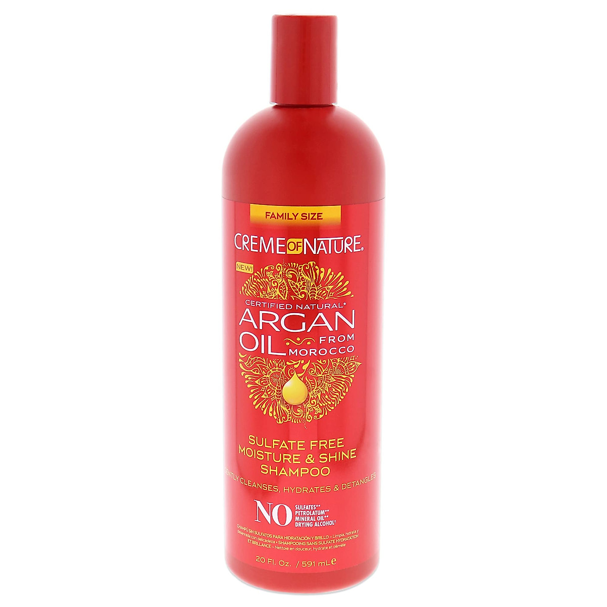 Creme of Nature Professional Argan Oil Moisture and Shine Shampoo, 20 Ounce