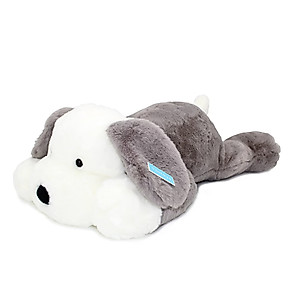 Vintoys Dog Hugging Pillow Big Soft Plush Puppy Stuffed Animal for Kids and Adults Gray 26"