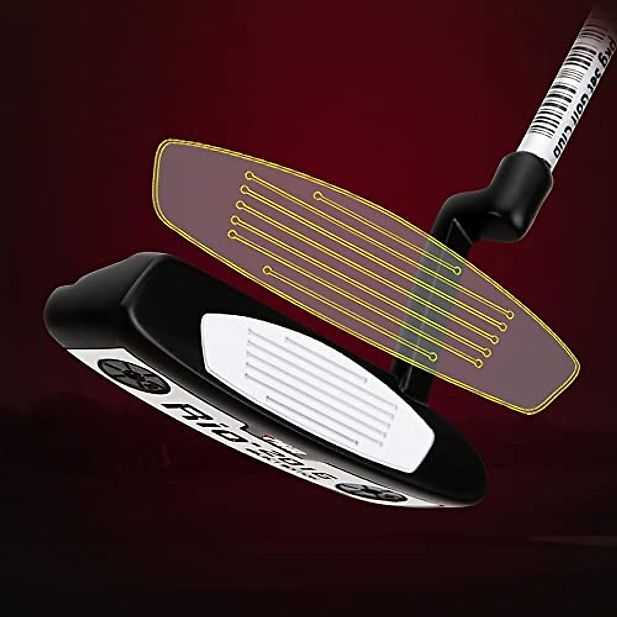 Golf Putter Men/Women Ultralight Practice Putting Golf Clubs Right Hand Golf Club Putters (Black)