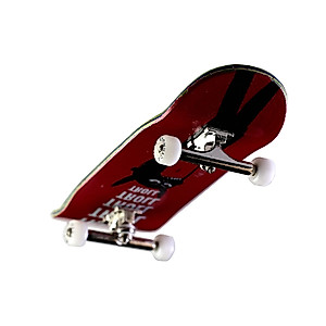 NOAHWOOD Wooden PRO 9.5S Fingerboard Complete (Noah Team 9.5S Short Nose Short Tail) Hand Mould Made(+34mm Prince Silvery Trucks)(+NW Handmade PRO Logo Wheels ii)(PSA/Troll)