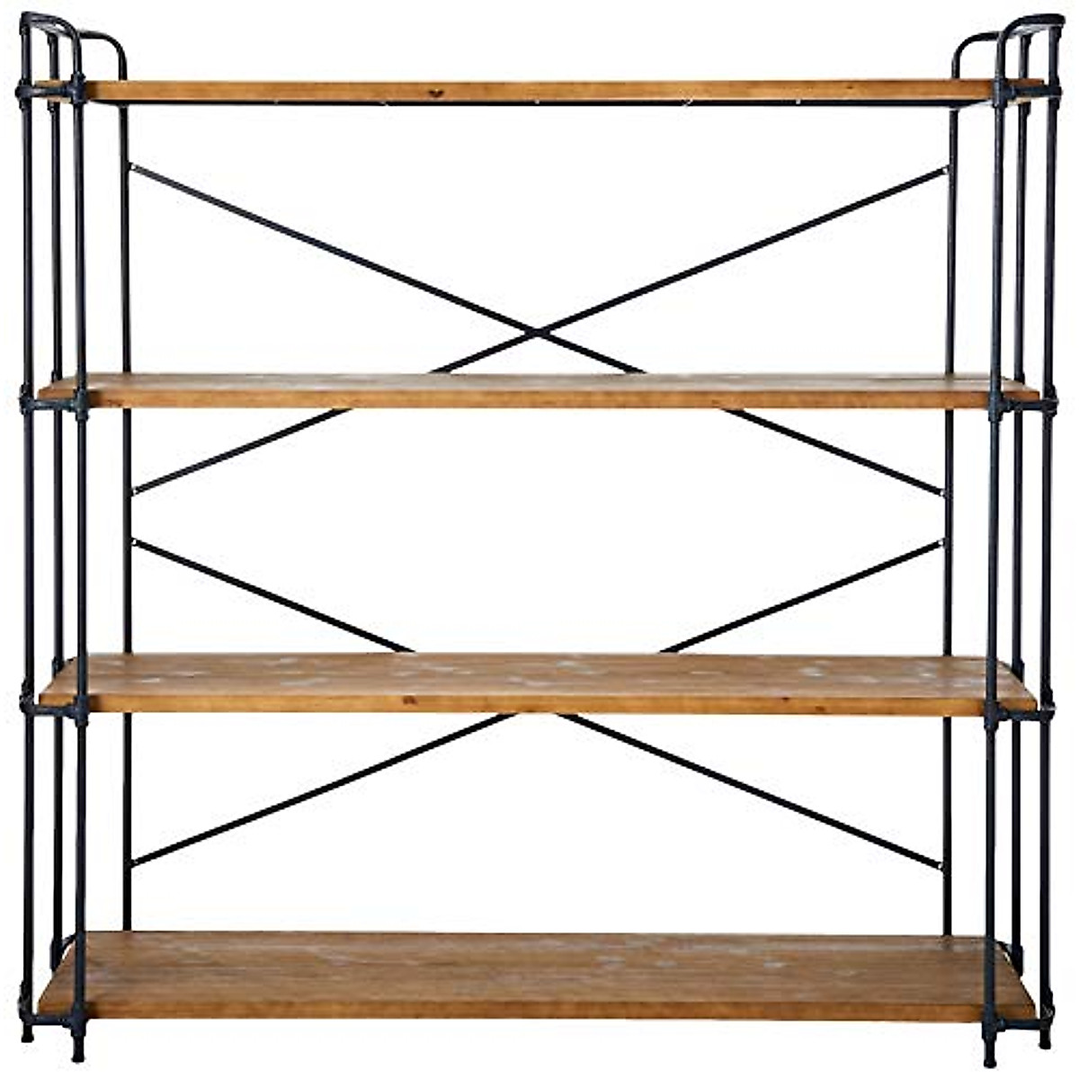 Christopher Knight Home Yorktown 4-Shelf Bookcase, Antique & Yorktown 3-Shelf Bookcase, Antique