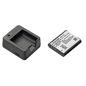 Ricoh BJ-11 Battery Charger and 2 DB-110 Batteries Compatible with Ricoh GR III Compact and WG-6 Waterproof Camera