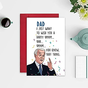 Funny Joe Biden Birthday Card for Dad, Hilarious Father's Day Card for Daddy, You Know, That Thing