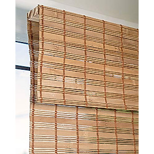 CHICOLOGY Bamboo Blinds , Shades Roman for Windows Window Home Patio & Shade 27"W X 64"H, Squirrel