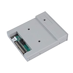 Sutinna USB Floppy Drive Emulator, SFR1M44-U100 3.5in 1.44MB USB SSD Floppy Drive Emulator Built-in Memory Plug and Play for Industrial Control Device