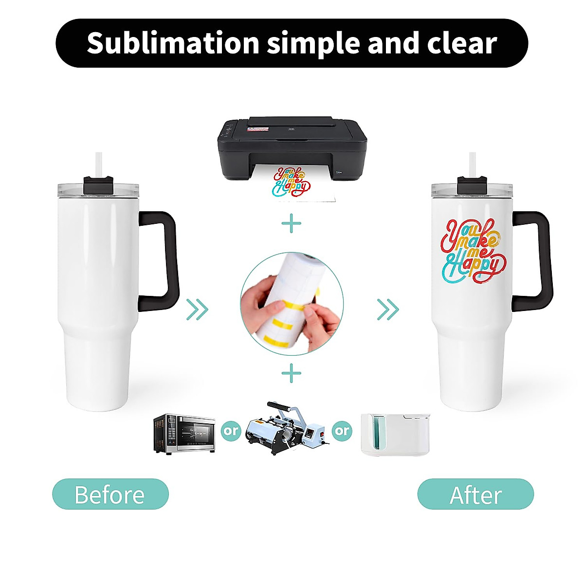 Icesip 40 oz Sublimation Tumblers with Black Handle Lid and Straw 12 Pack Stainless Steel Double Wall Vacuum Insulated Travel Mug Cup Bulk Sublimation Blank for DIY Gift